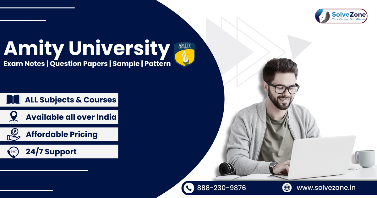 Amity MBA Exam Notes & Question Papers